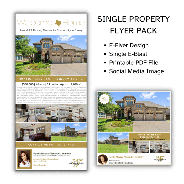 Single Property Flyer Pack - Fraser Marketing