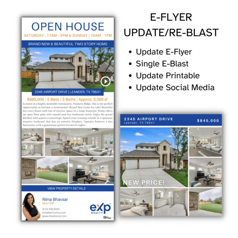Update/Re-Blast – Existing Flyer - Fraser Marketing